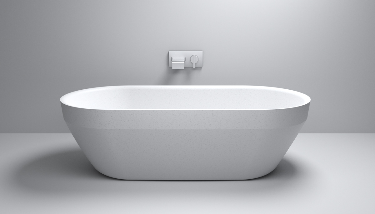 Sòl Marble Oval Bath | apaiser